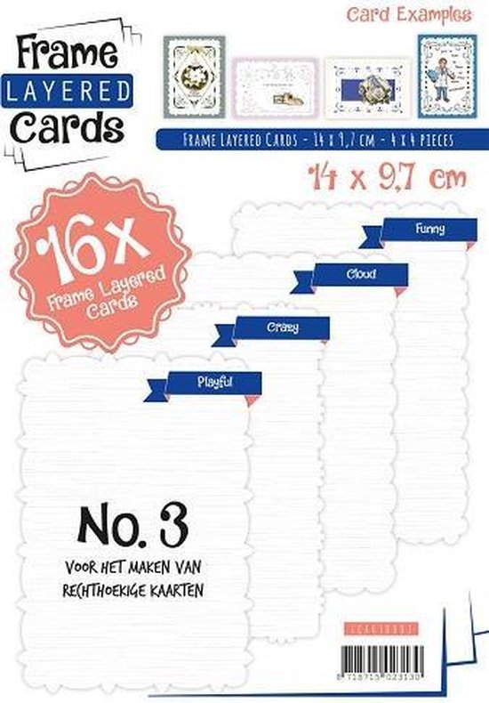 Frame Layered Cards 3 - A6 | bol.com