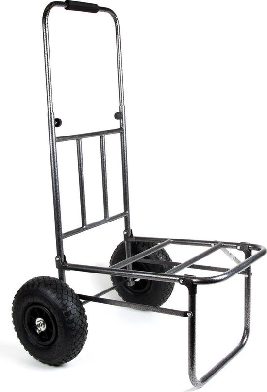 X2 Transportkar met Uitschuifbaar Handvat - Luchtbanden | bol