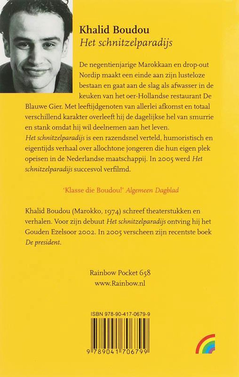 Het schnitzelparadijs, Khalid Boudou | 9789041706799 | Boeken | bol.com