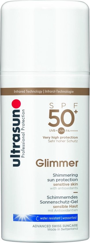 Ultrasun Glimmer SPF50+ - 100ml | bol