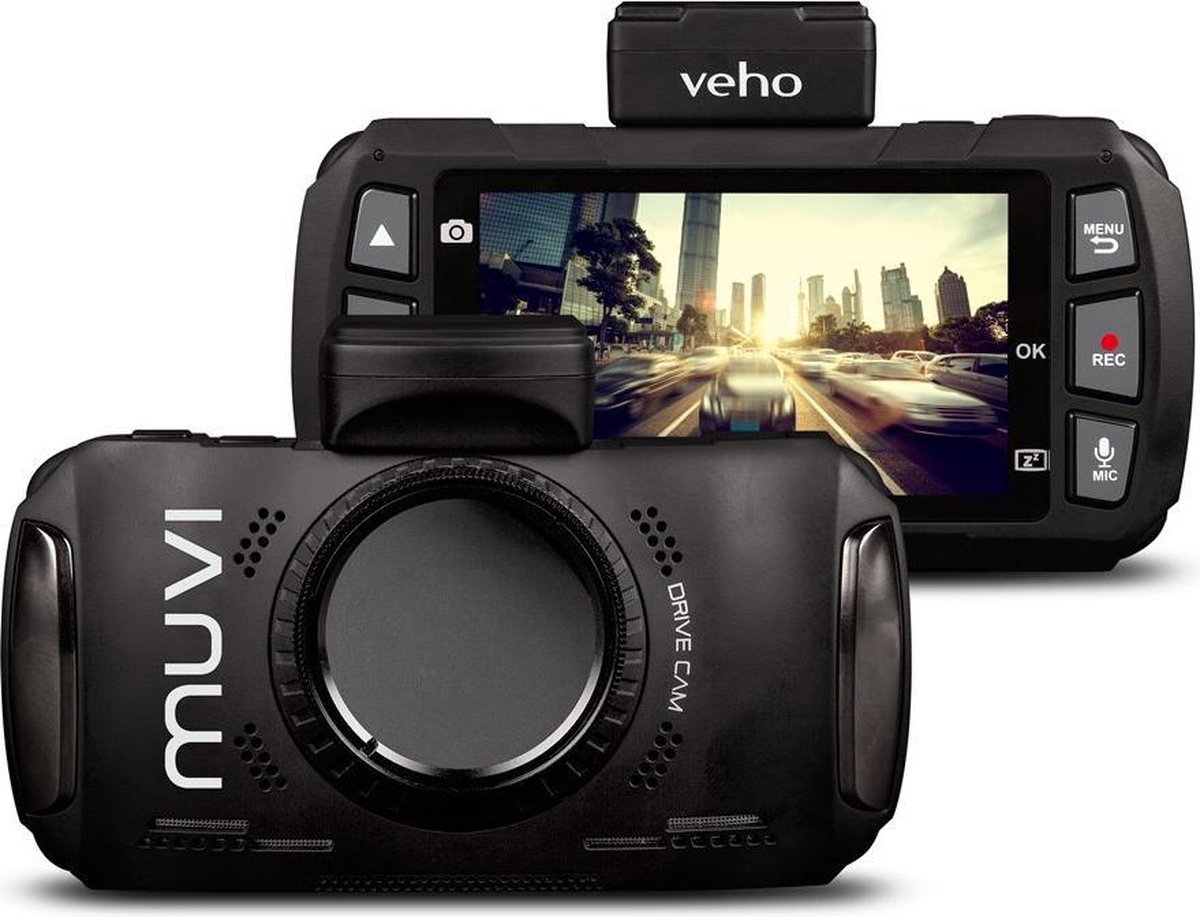 Veho Muvi Dash cam - 1080p HD met GPS tracking - inclusief app | bol.com