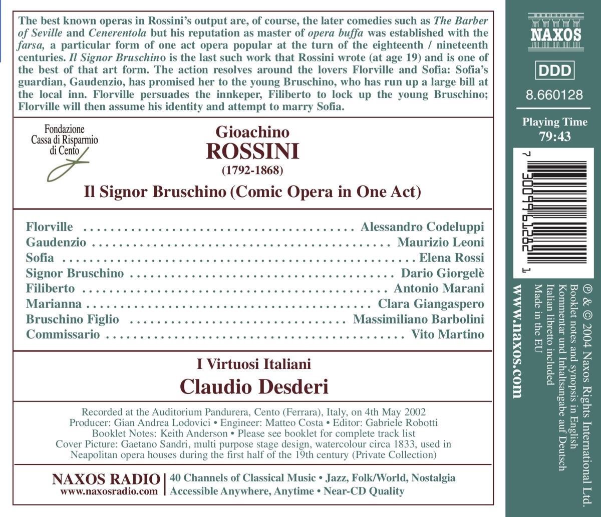 Il Signor Bruschino, Rossi | CD (album) | Muziek | bol.com