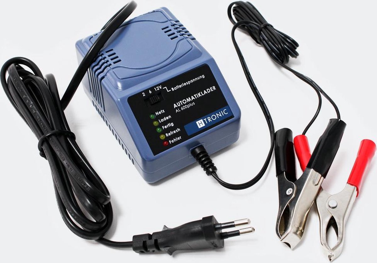 AL 600plus voor 2V 6V en 12V automatische acculader | bol.com