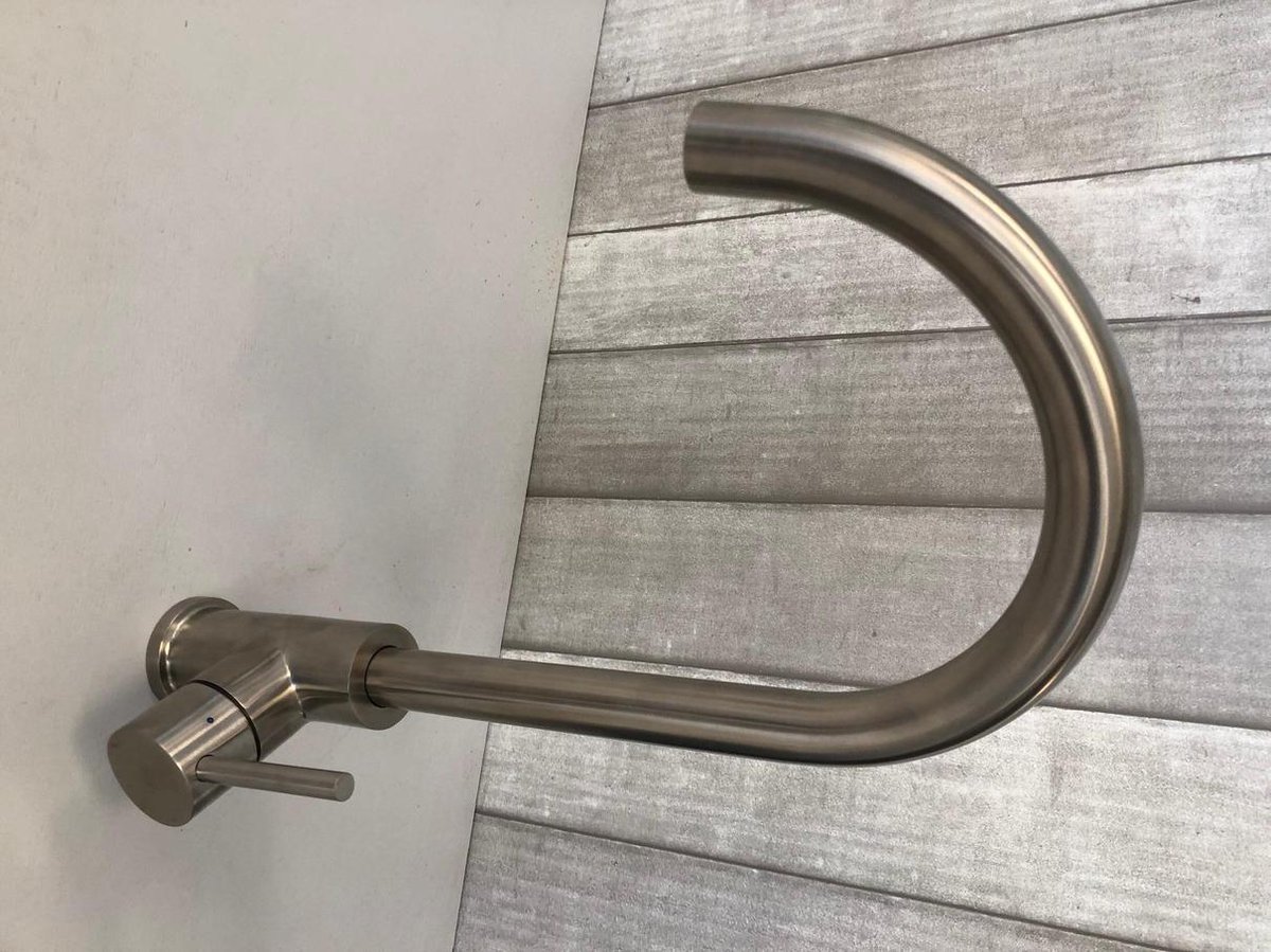 Keukenkraan Inox van echt RVS | bol.com