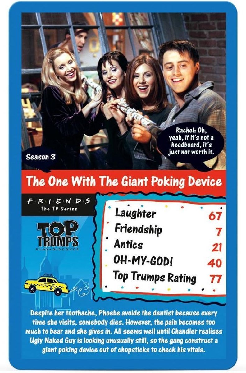 Friends Top Trumps Card Game (Engels) | bol.com