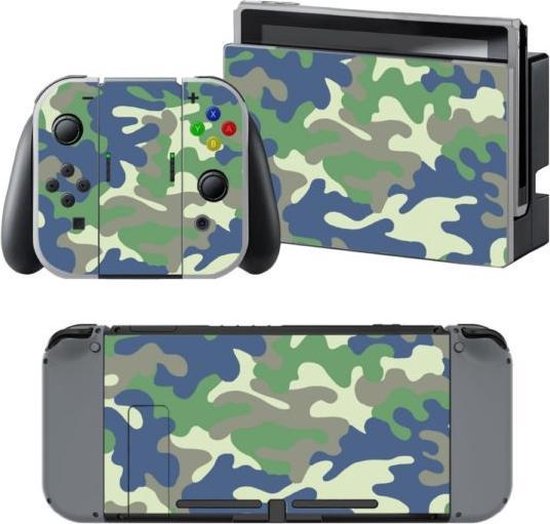 Nintendo Switch Console Skin – Green Cammo | bol.com