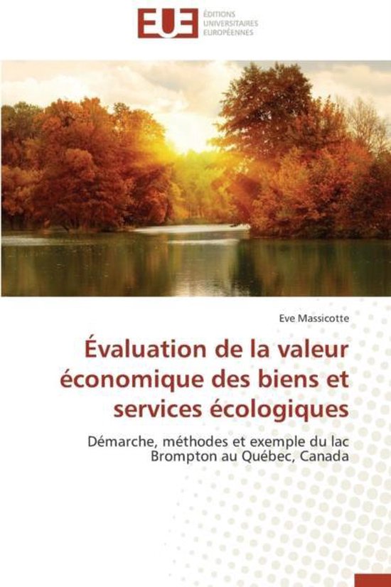Omn.Univ.Europ.- valuation de la Valeur conomique Des Biens Et Services cologiques... | bol.com