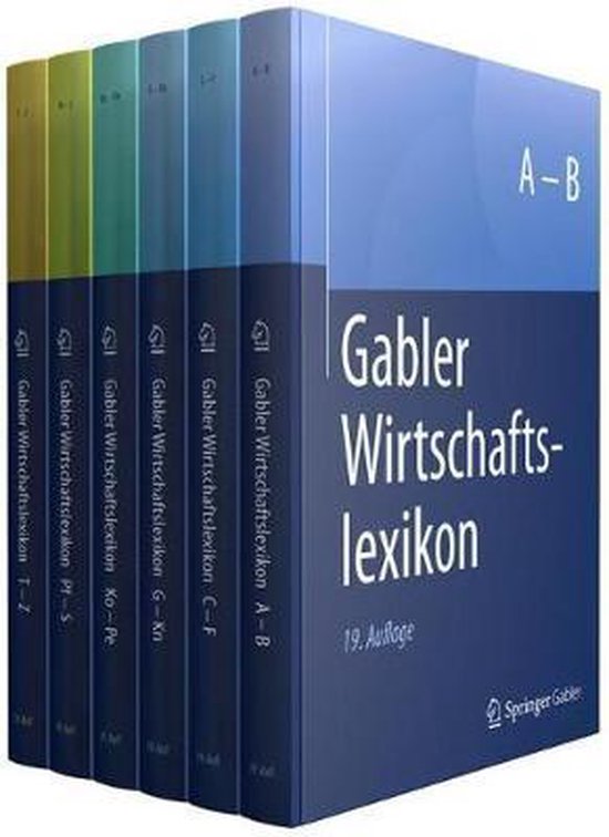 Gabler Wirtschaftslexikon | 9783658195700 | Springer Fachmedien ...