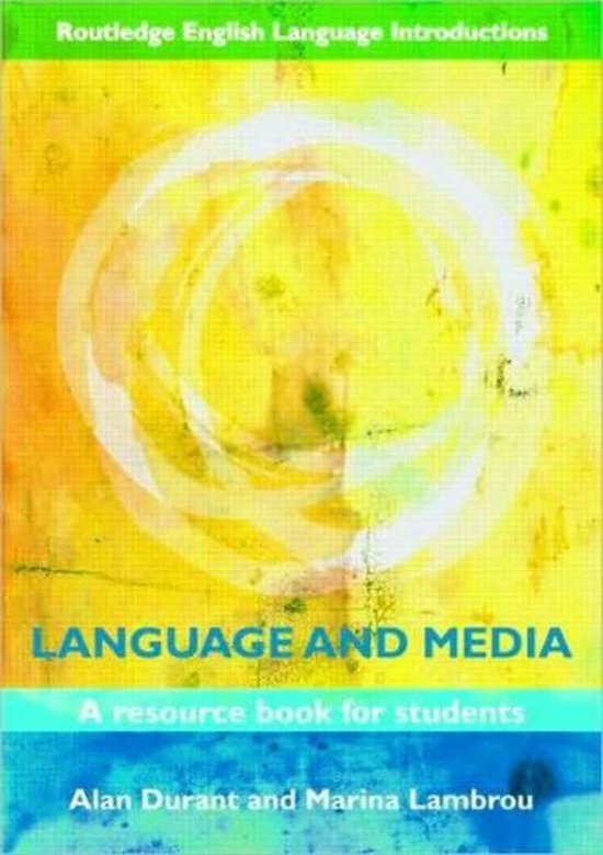 Language and Media | 9780415475747 | Alan Durant | Boeken | bol