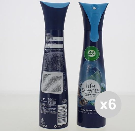 AIR WICK Life Scents Turquoise Oasis Huisparfum 6x210ml | bol