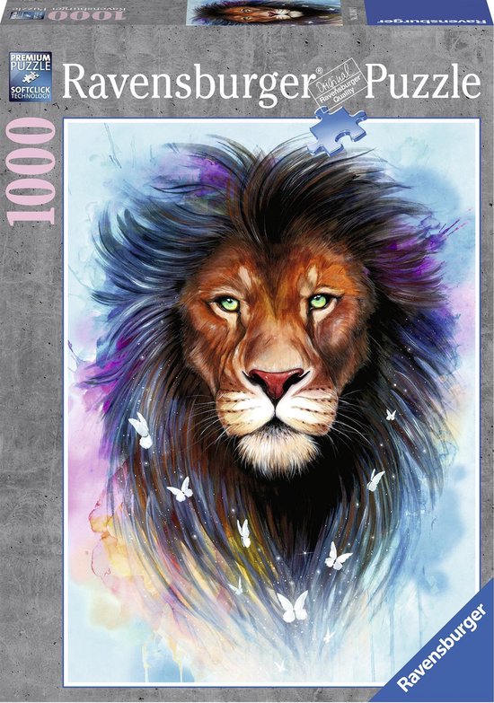 Ravensburger puzzel Majestueuze Leeuw - Legpuzzel - 1000 stukjes | bol.com