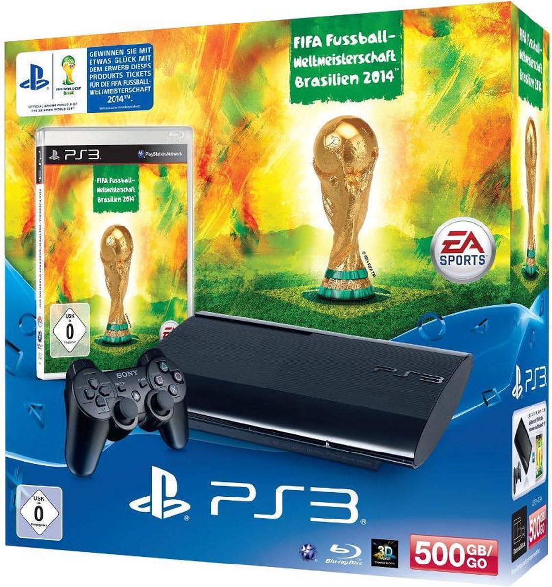 Sony Playstation 3 Super Slim Konsole - 500GB - FIFA Fußball ...