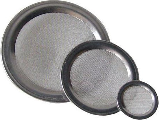 Wierook accessoires rvs zeef groot - 12.5 cm (2 stuks) - S | bol.com