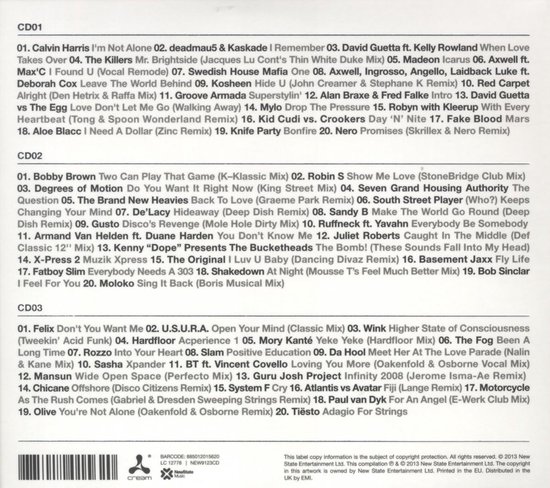 Cream Anthems 20Th Anniversary, various artists | CD (album) | Muziek ...