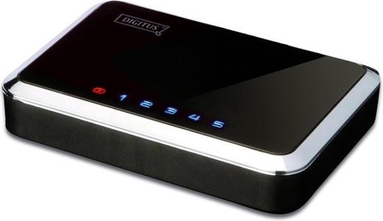 Digitus Black Rapid 100 Switch Onbeheerde netwerkswitch Zwart | bol