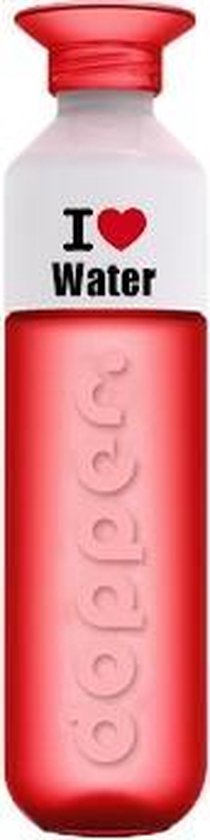 Dopper waterfles | Rood | I love | bol.com