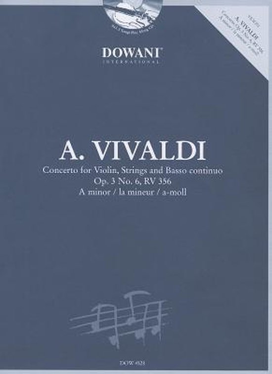 Vivaldi - Concerto for Violin, Strings and Basso Continuo Op. 3 No. 6, RV 356 in a... | bol