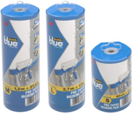 ScotchBlue™ Afdekfolie navulling, 2090FRS, 609 mm x 27.4 m, 1 rol | bol.com