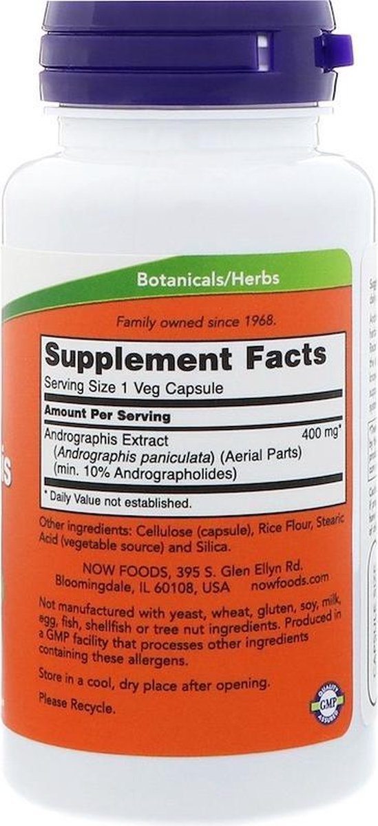 Andrographis Extract 400mg 90v-caps | bol.com