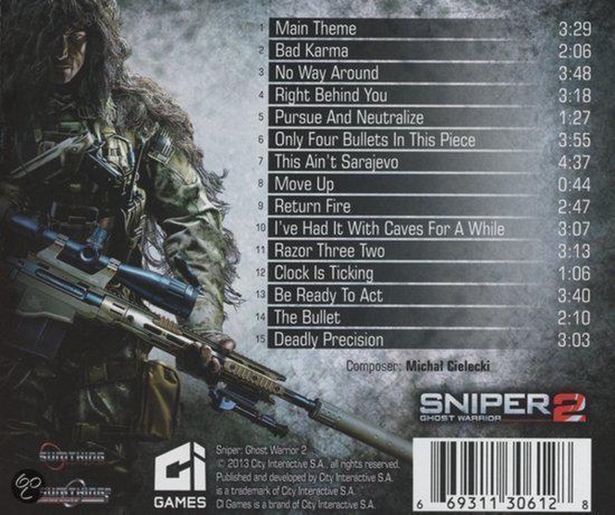 Sniper - Ghost Warrior 2, Ost | CD (album) | Muziek | bol.com