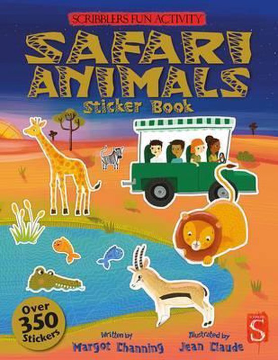 Safari Sticker Book, Margot Channing | 9781909645998 | Boeken | bol