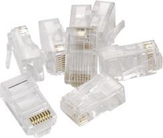 Bandridge BTP8088M RJ-45 Transparant kabel-connector | bol.com