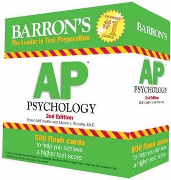 AP Psychology Flash Cards, Robert Mcentarffer | 9781438001531 | Boeken ...