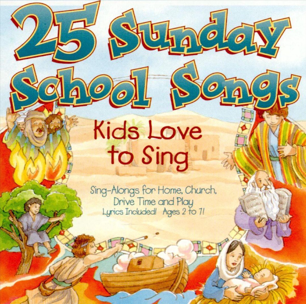 25 Sunday School Songs Kids Love to Sing, All Star Children's Chorus | CD (album) | Muziek | bol.com