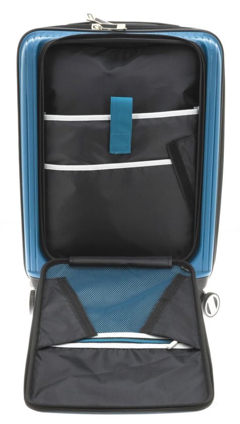Kleine Davidts "Wallaby" trolley met apart voorvak voor laptop | bol