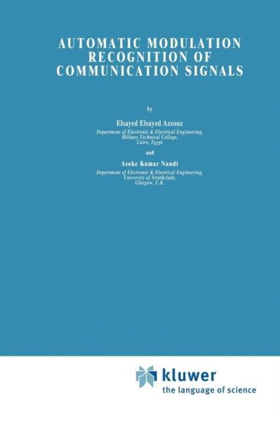 Automatic Modulation Recognition Of Communication Signals