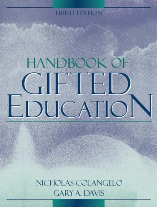 Handbook of Gifted Education | 9780205340637 | Nicholas Colangelo ...