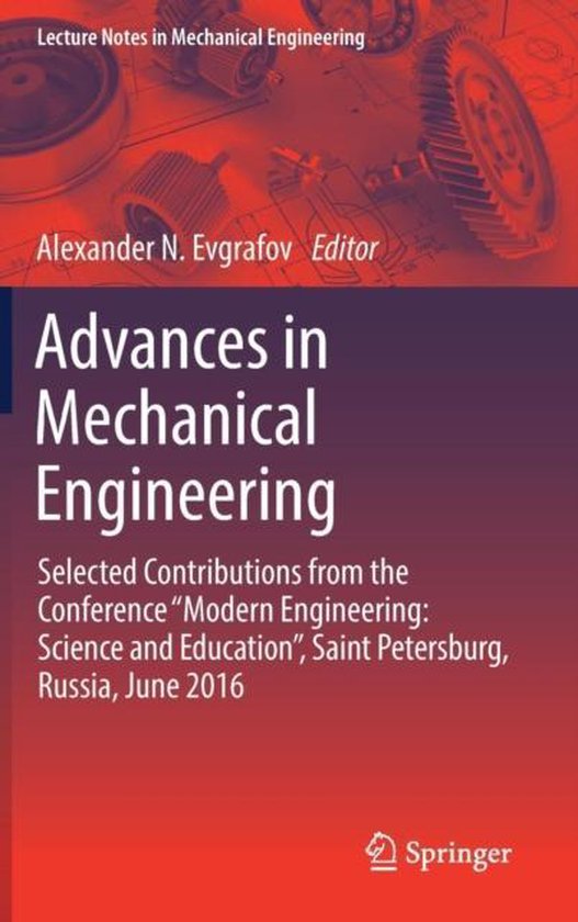 Advances in Mechanical Engineering | 9783319533629 | Boeken | bol.com