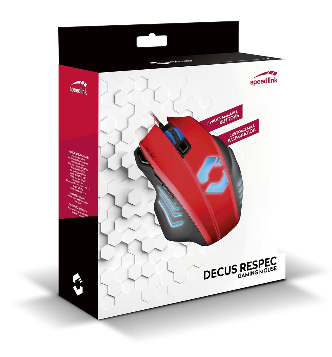 Speedlink DECUS RESPEC - Gaming Muis - Windows | bol.com