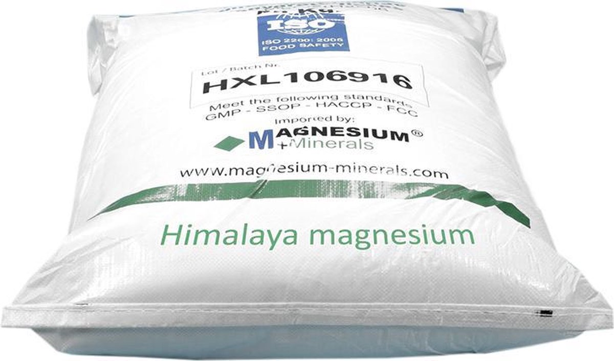 Magnesium Badkristallen-Vlokken-Flakes van Himalaya magnesium | 25 kg ...