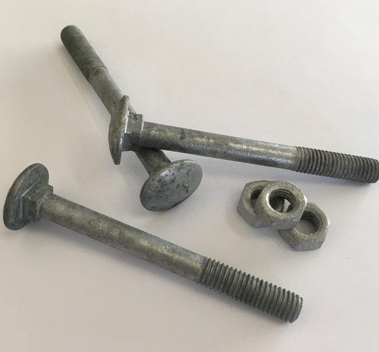 Slotbouten M8 x 80mm | 100 stuks | bol