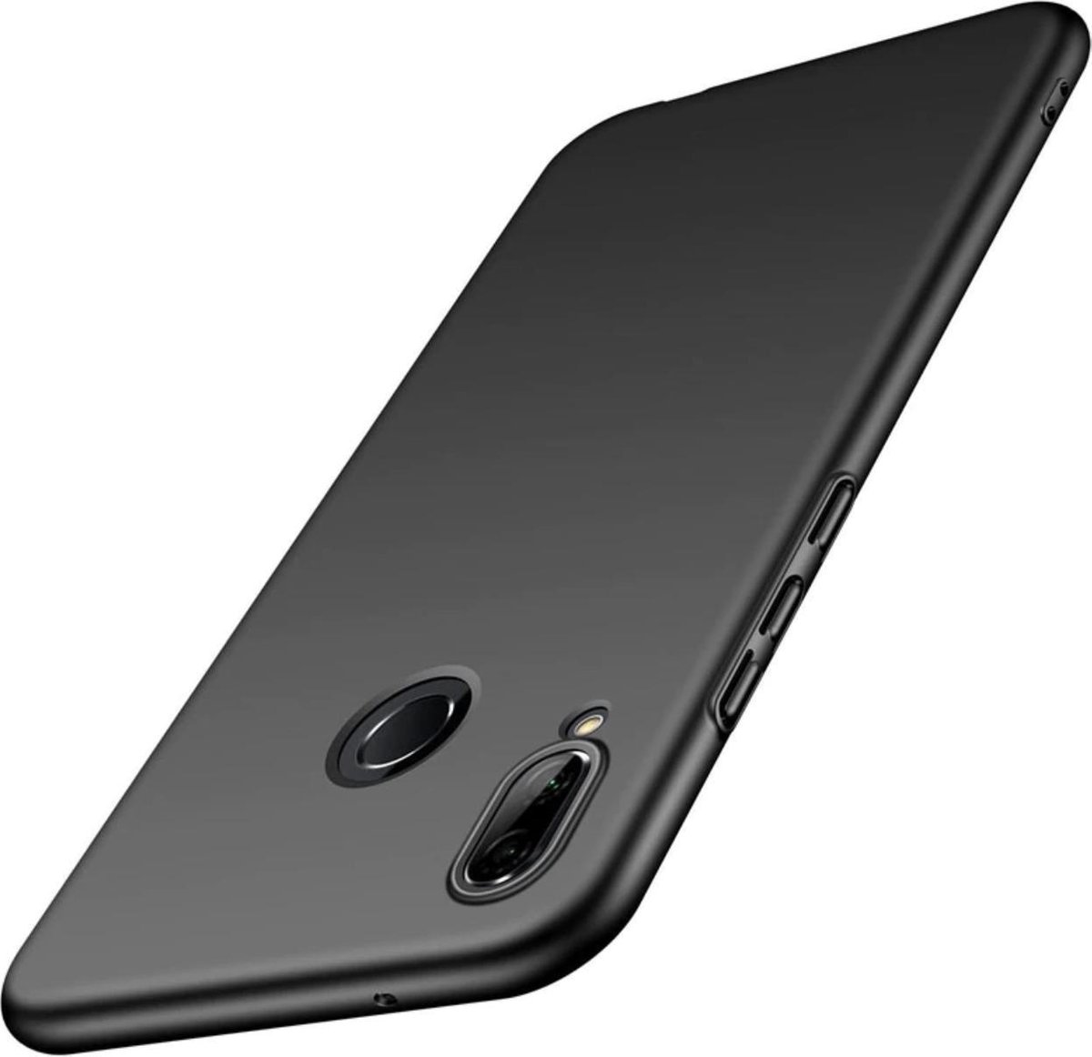Luxe Back cover voor Huawei P20 Lite - Zwart - TPU Case - Siliconen Hoesje | bol.com
