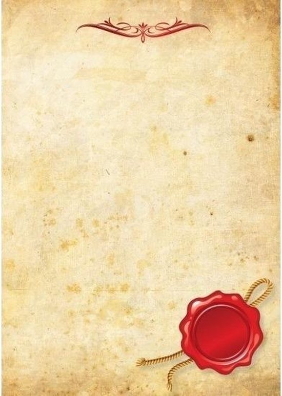 40x papier à lettre parchemin format A4 pour certificats et annonces ...