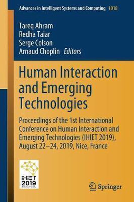 Advances in Intelligent Systems and Computing- Human Interaction and ...