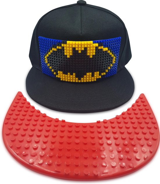 Snapback Cap Batman Lego Pet - Afneembare Lego Cap - Kind van 4-6-8 ...