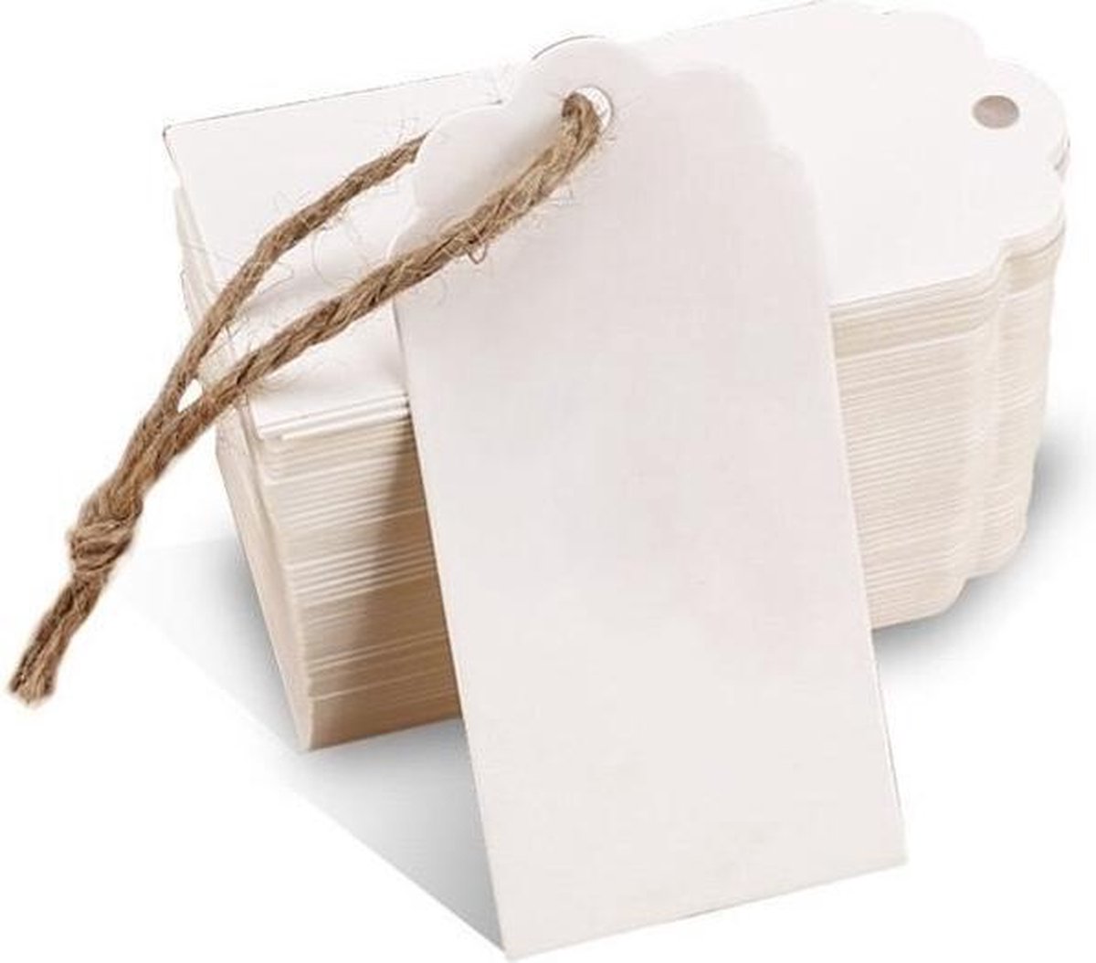 100 Stuks Papieren Gift Card Tag - Labels - Kaartjes | bol