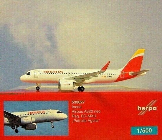 Herpa Airbus vliegtuig Iberia- A320 neo | bol