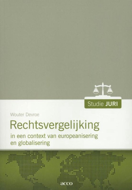 Studi Juri - Rechtsvergelijking | 9789033483417 | Wouter Devroe ...