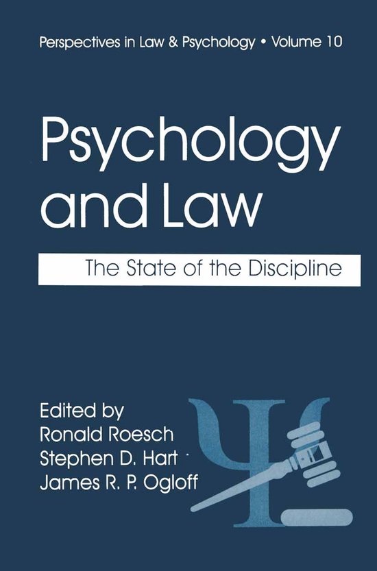 Perspectives in Law & Psychology 10 - Psychology and Law (ebook ...