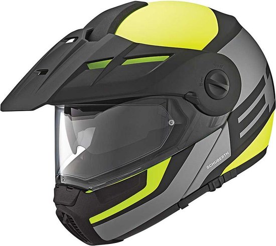 Schuberth E1 Guardian Geel Systeemhelm - Motorhelm - Maat M | bol.com