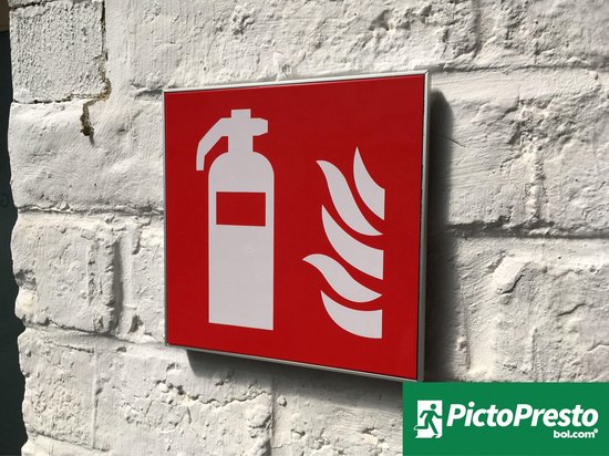 PICTOGRAM deluxe - BLUSSER incl. ALU KADER - 15x15cm | bol