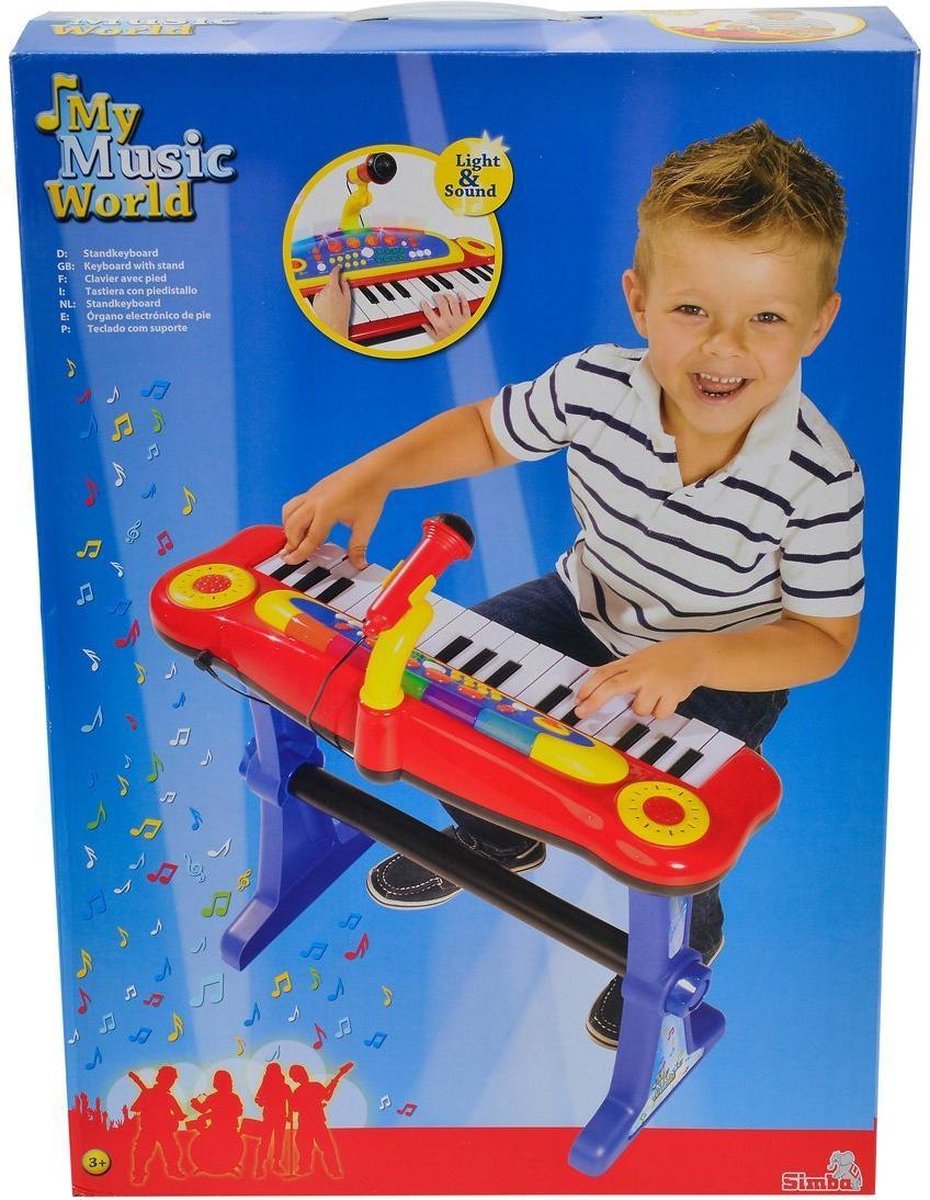 Simba - My Music World - Staand Keyboard | bol.com