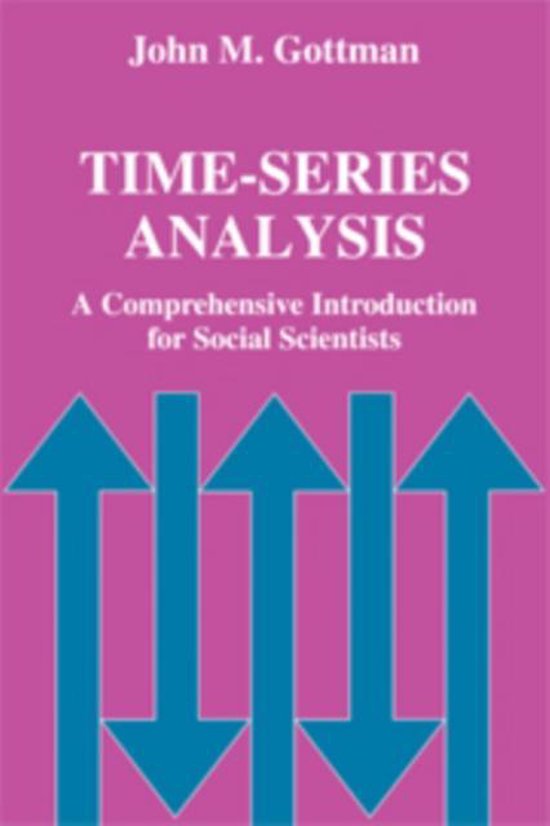 Time-Series Analysis, John M. Gottman | 9780521235976 | Boeken | bol