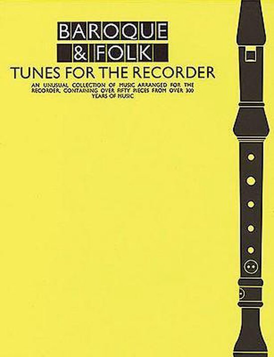 Baroque And Folk Tunes For The Recorder, Leo Alfassy | 9780860012757 ...