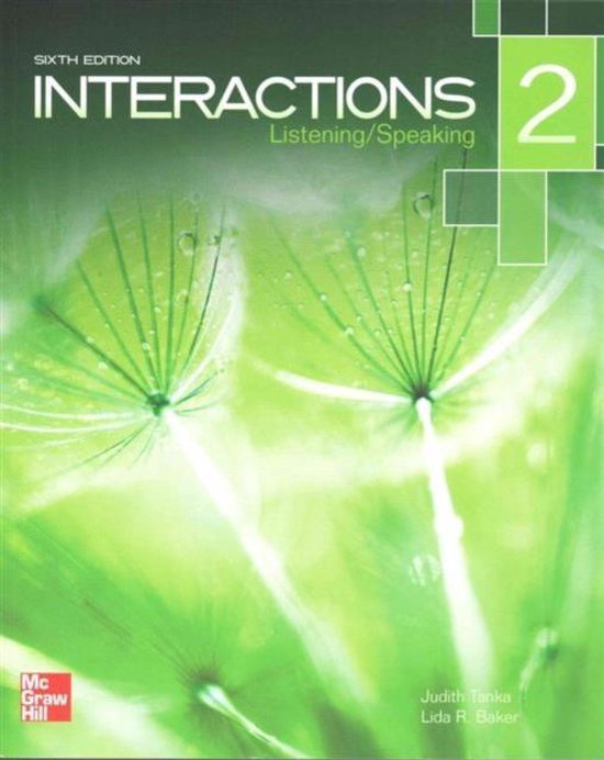 Interactions 2 Listening/Speaking | 9780077831028 | Judith Tanka | Boeken | bol.com