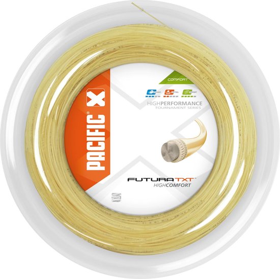 Pacific Futura TXT - Tennissnaren - 1.33mm/ 200m - Naturel | bol